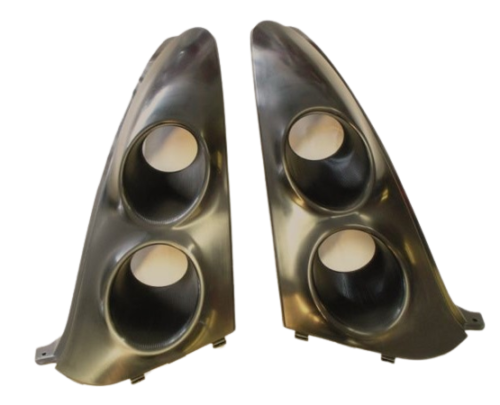 Smart Roadster Brabus Xclusive headlight surround covers pair