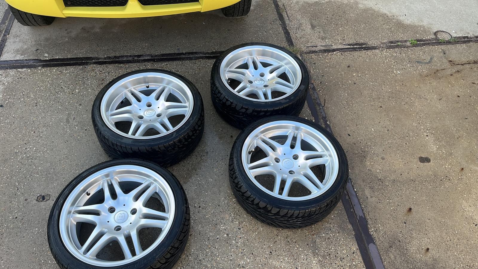 Kompletter Satz Smart Roadster Brabus Monoblock VI Felgen