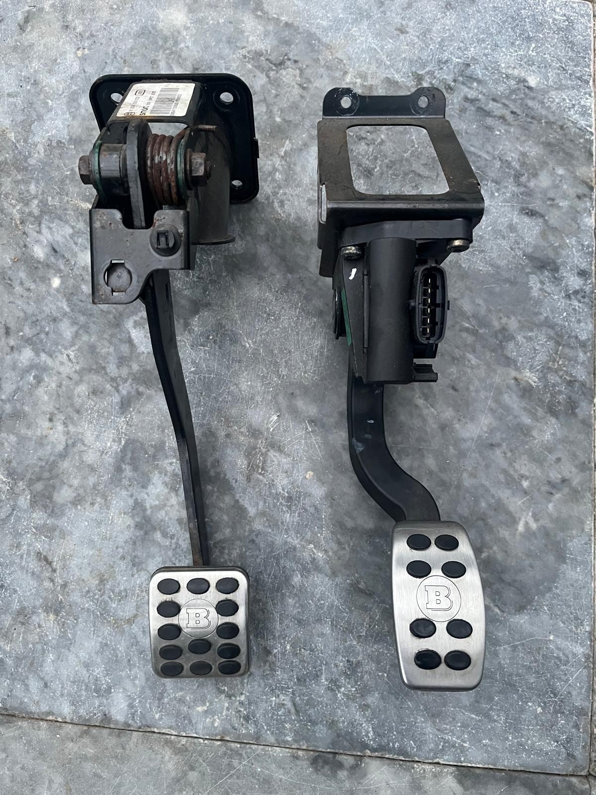 Smart Roadster Brabus 452 aluminium sport pedals brushed chrome plug ...