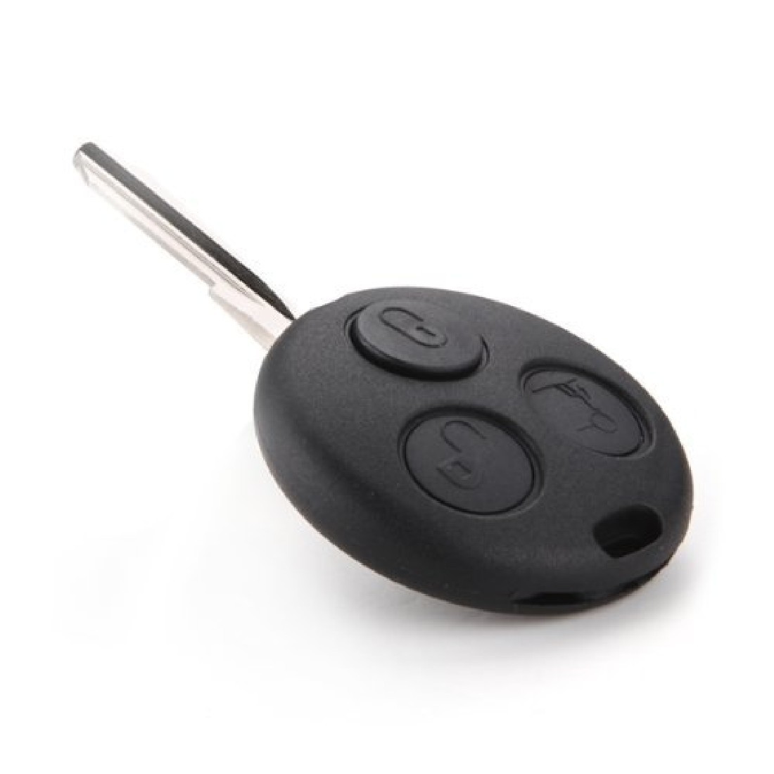 Key fob three button housing with Blank Blade for Smart Fortwo 450 ...