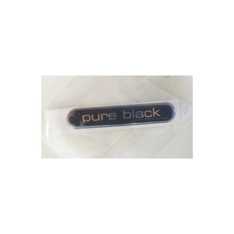 Smart Pure Black External Sticker Logo Nameplate