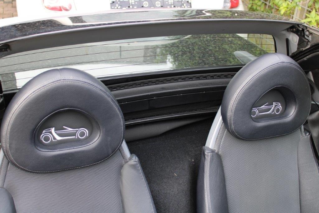Smart Roadster leatherlook headrest inlays inserts