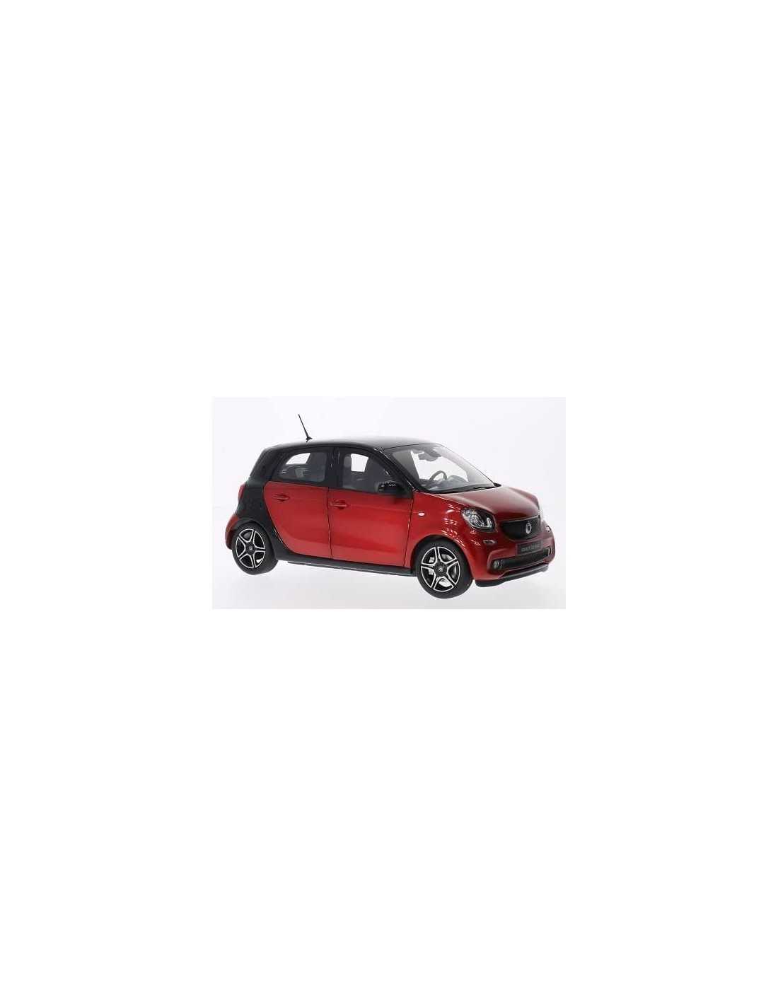 NOREV SMART forfour 453 Prime Black/Cadmium Red Modellauto 1:18