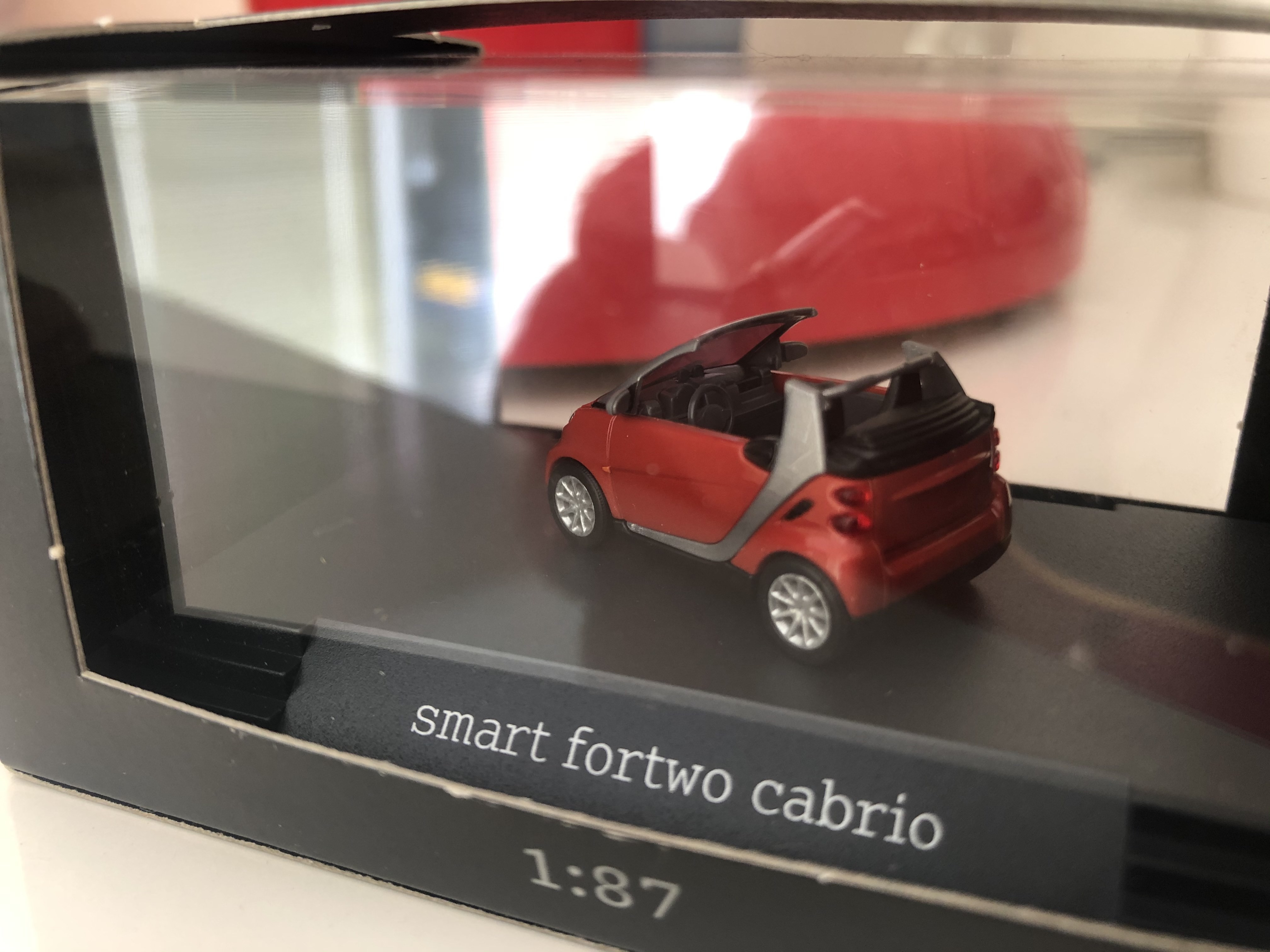 smart, fortwo 451, cabrio, red metallic 1:87 | smart, fortwo… | Flickr