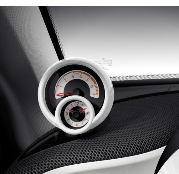 Smart ForTwo / ForFour 453 dash pods toerenteller en klok benzinemodellen