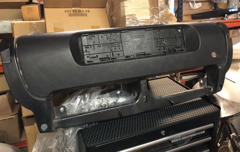 Smart Roadster Rear textured Centre Section Black